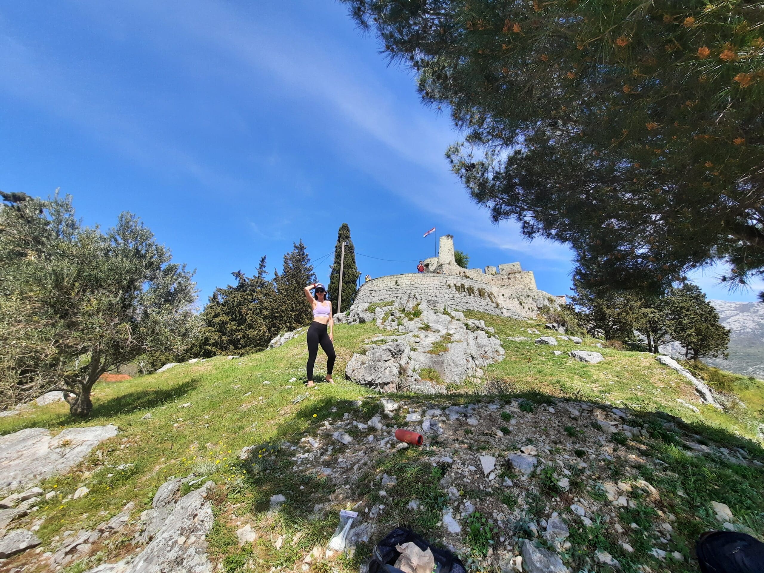 Biking through Split
